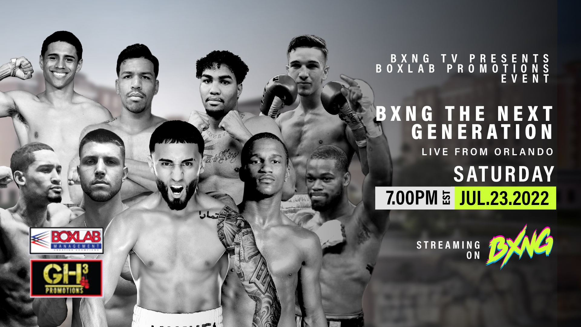 BXNG TV Presents Boxlab Promotions Event Live Stream 07/23/22 - BXNG