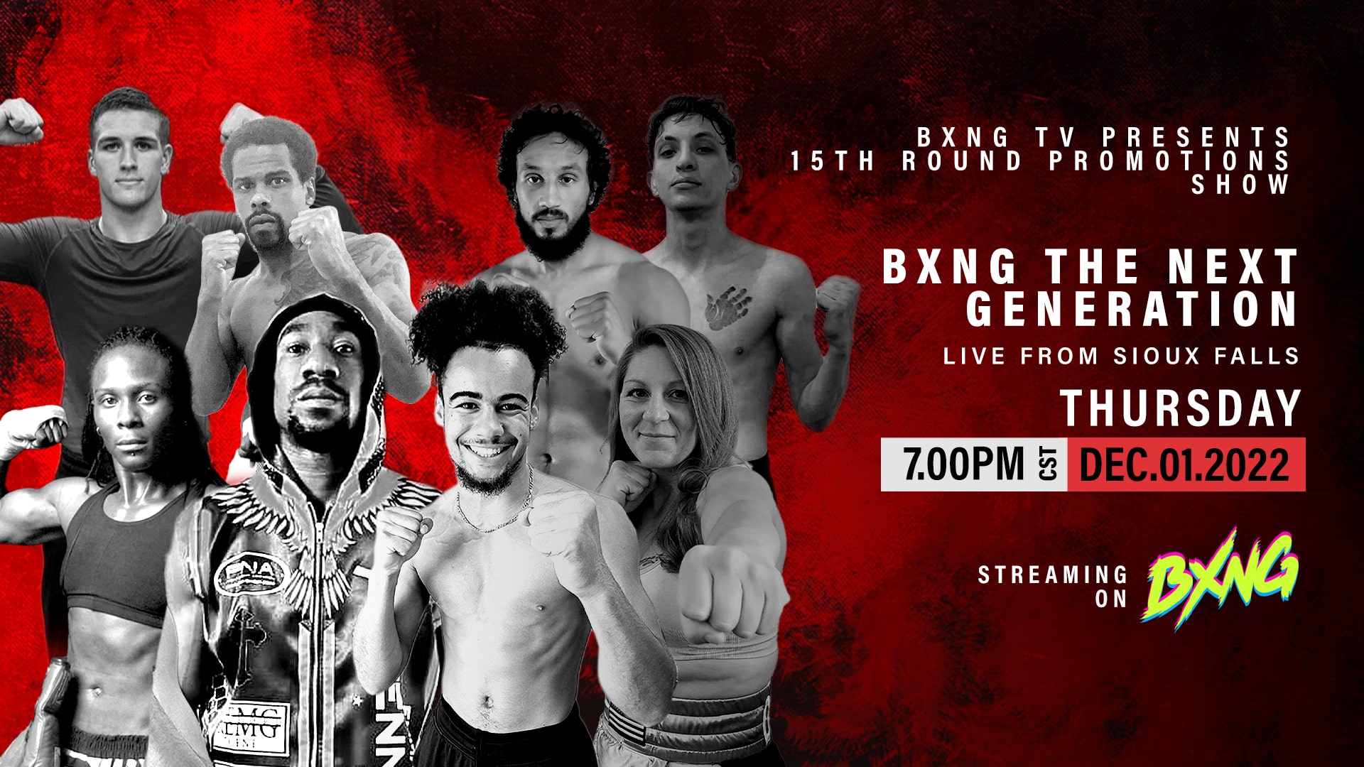 BXNG TV Presents 15th Round Promotions Show Live Stream 12/01/22 - BXNG