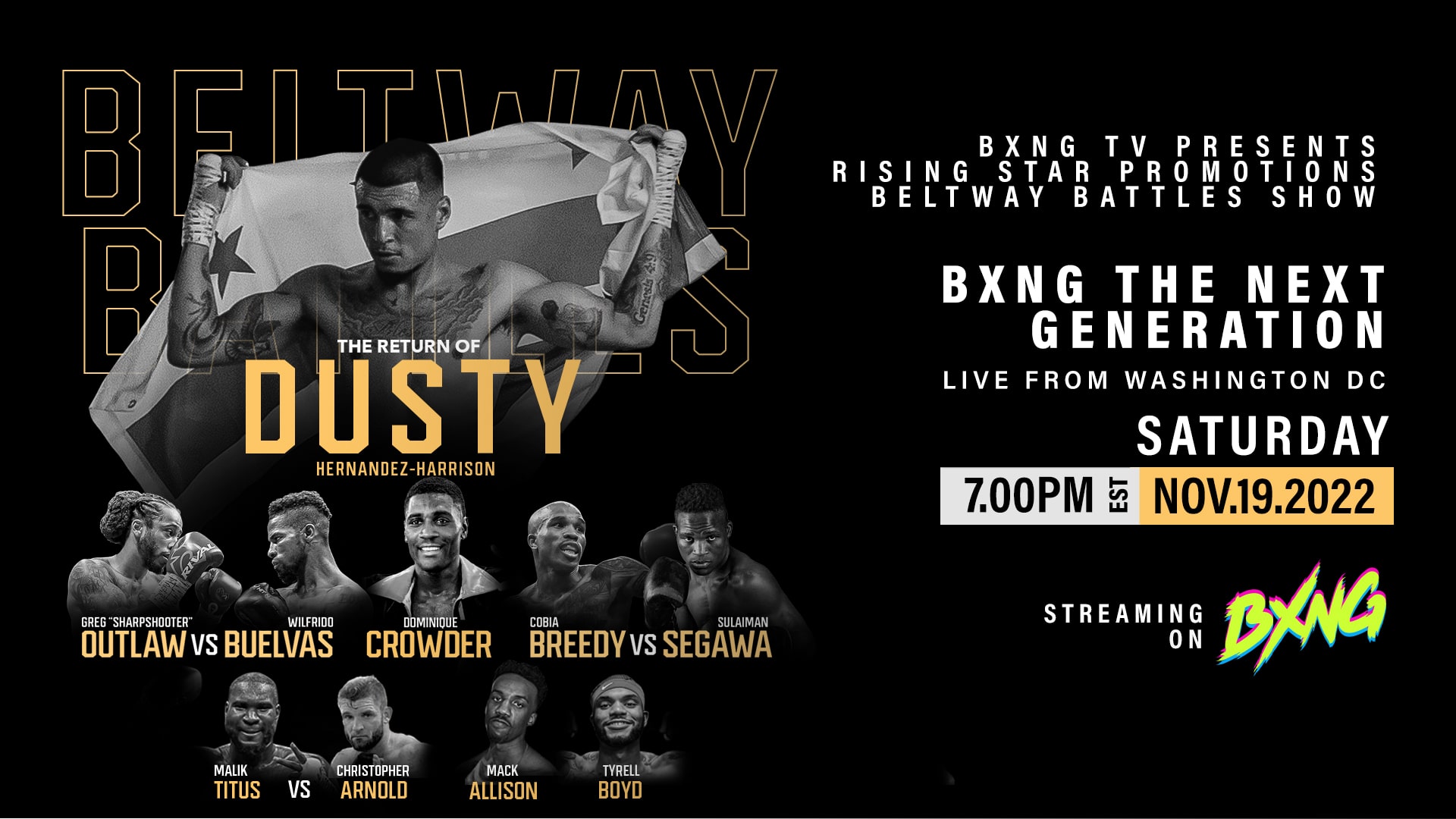 BXNG TV Presents Rising star Promotions Beltway Battle Show Live Stream ...