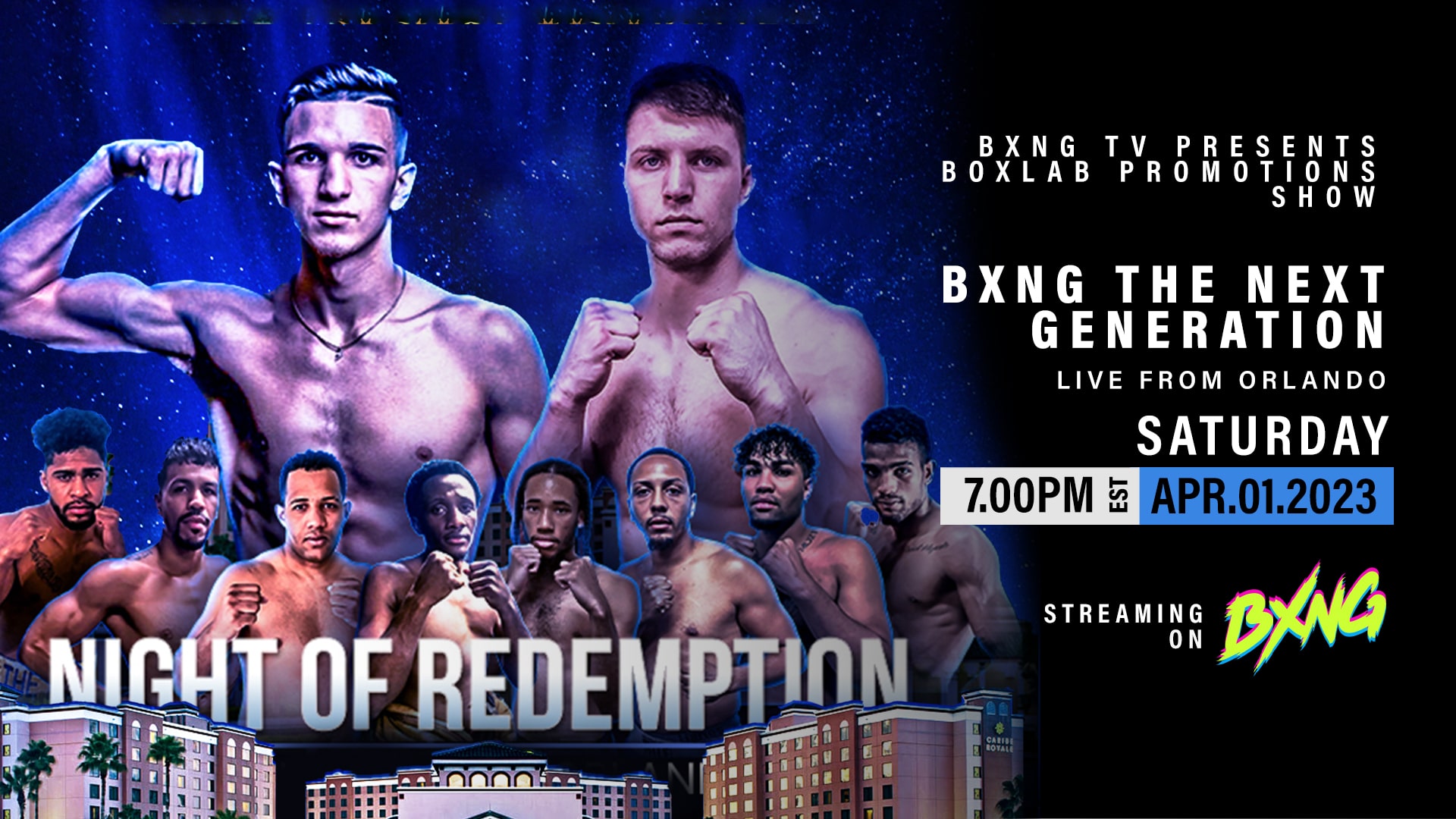 BXNG TV Presents Boxlab Promotions Show Live Stream 04/01/23 - BXNG