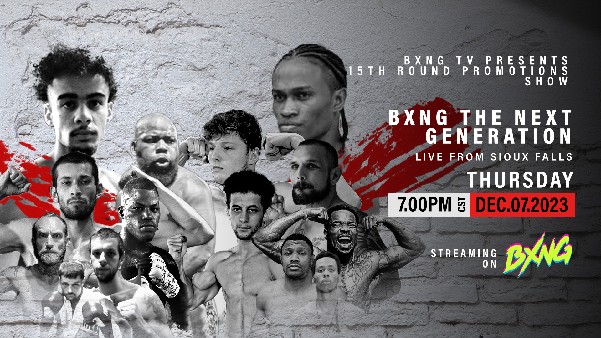 BXNG TV Presents 15th Round Promotions Show Live Stream 12/07/23 - BXNG